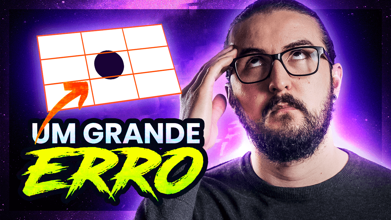 Como usar a Regra dos Terços no Design Gráfico
